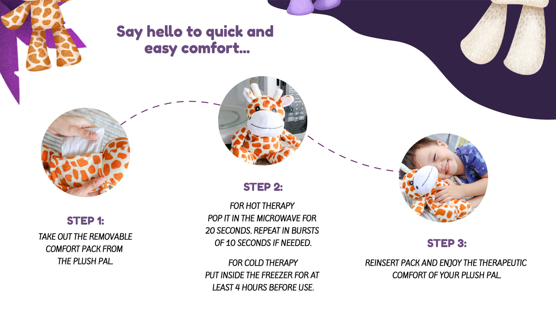 Microwavable Stuffed Animals and Plush Pals By Wild Baby